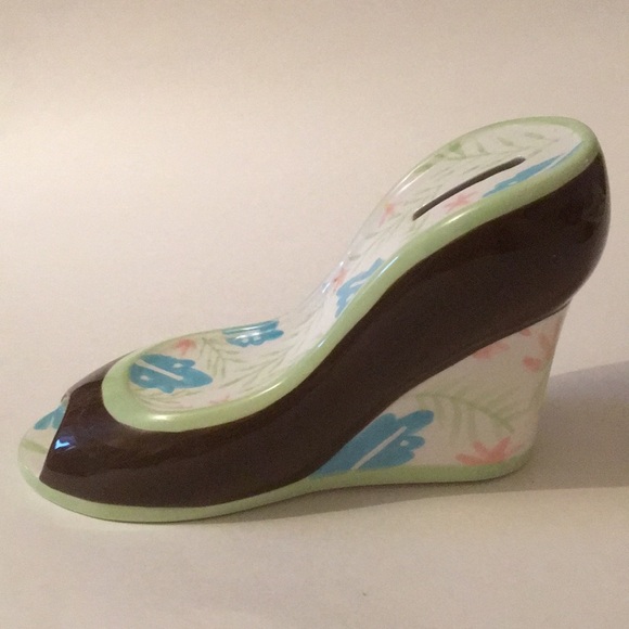 Russ | Accents | Vintage Russ Wedge Shoe Piggy Bank | Poshmark